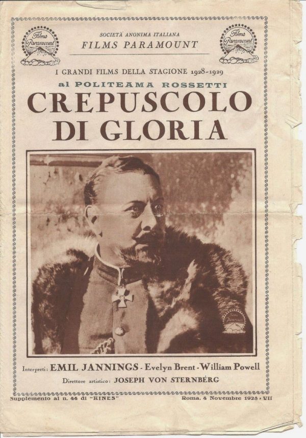 CREPUSCOLO DI GLORIA - Spietati - Recensioni e Novità sui Film